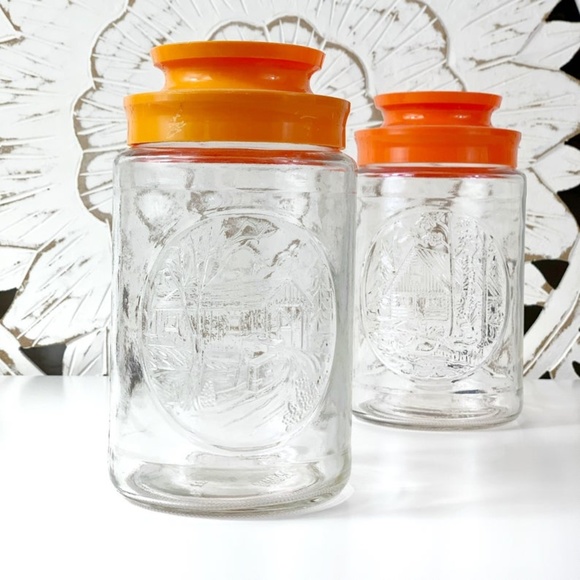 Anchor Hocking | Kitchen | Vintage Anchor Hocking Tang Canisters | Poshmark